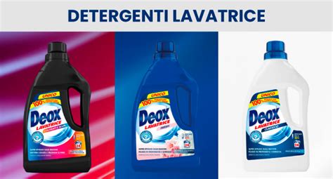 Deox Detersivo Lavatrice Liquido Classico Smacchia E Igienizza Con