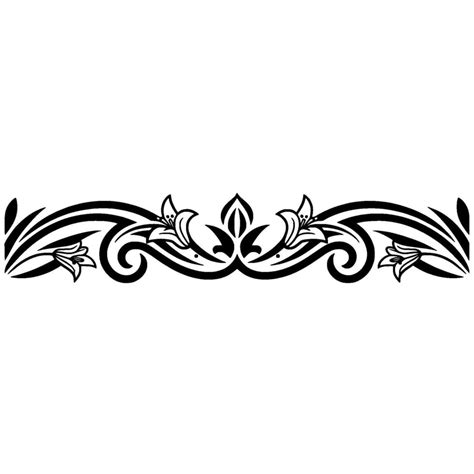 Elegant Floral Border Vintage Decorative Element Classical