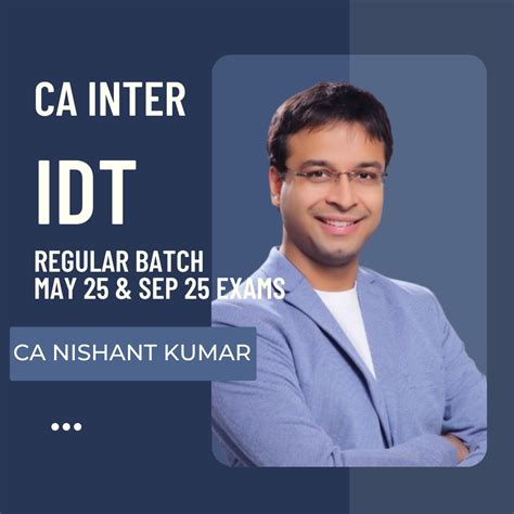 Ca Inter May 25 Gst By Ca Nishant Kumar Live Regular Batch Ca Point