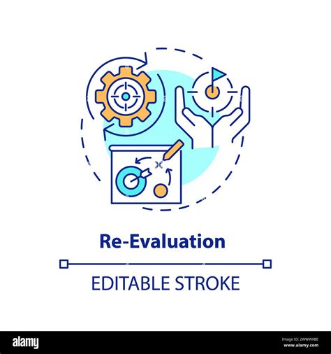 Performance Evaluation Multi Color Concept Icon Stock Vector Image