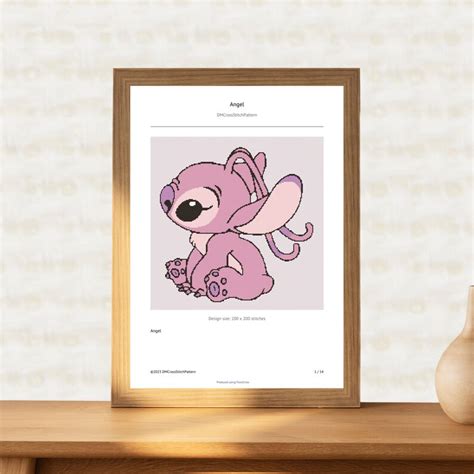 Lilo And Stitch Cross Stitch Pdf Pattern Dmc Thread Colors Easy Lilo And