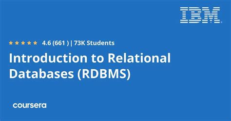 Introduction To Relational Databases Rdbms 2025 Easy Learning