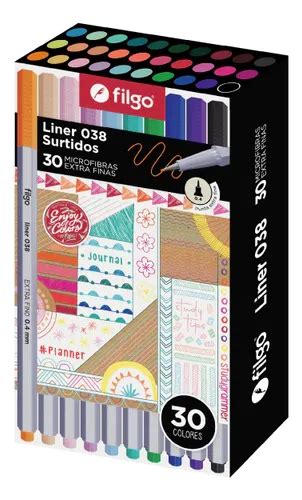 Estuche X 30 Microfibras Filgo 038 Incluye 5 Pastel Y 5 Fluo Mercadolibre