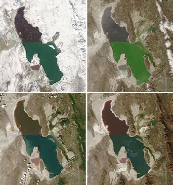 Great Salt Lake Throughout The Year