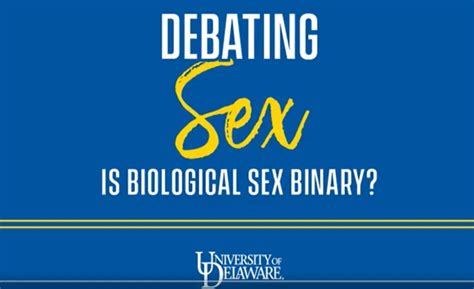 Is Biological Sex Binary Debate At U Delaware Prompts Safe Space