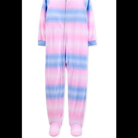 Carter S Pajamas Nwt 5 Tie Dye Ombre Pajamas Sleeper Footed
