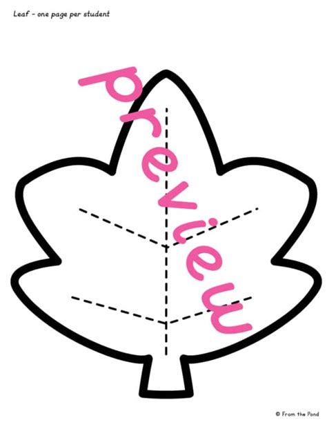 Fall Leaf Craft And Writing Activity Autumn Classroom Project Tpt