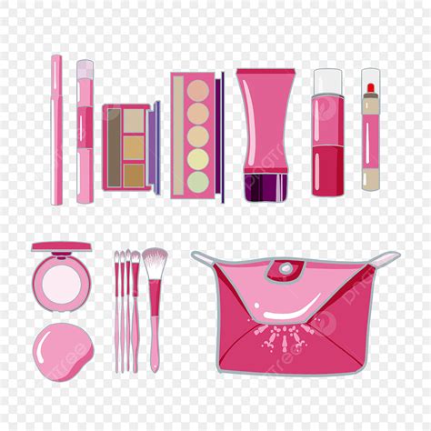 Makeup Set Clipart Vector Makeup Clipart Girl Full Set Of Cosmetics