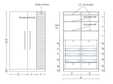 Cub Board Plan And Section Auocad File