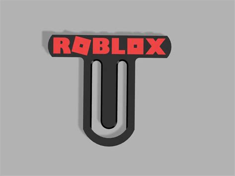 Roblox Bookmark Paperclip Free 3d Print Model Makerworld