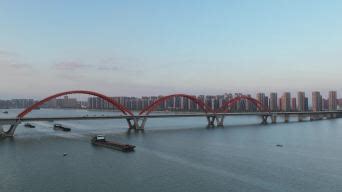 长沙福元路大桥航拍延时白天3840x2160高清视频素材下载编号9350246实拍视频光厂vj师网