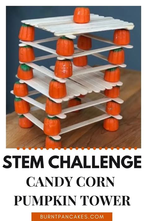 Pumpkin Tower Pinterest Pin Halloween Science Activities Halloween