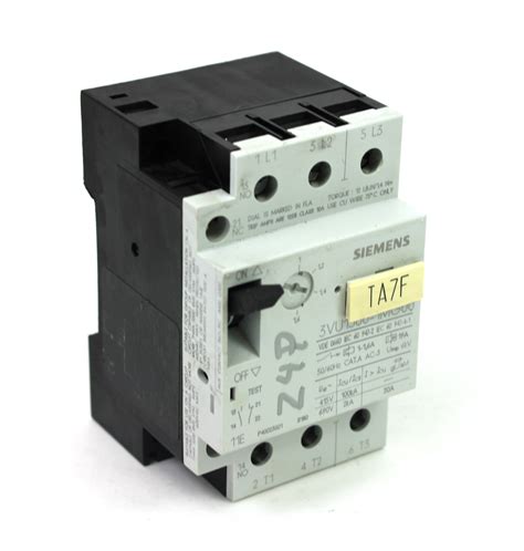 Siemens 3vu1300 1mg00 Motor Starter 3 Pole