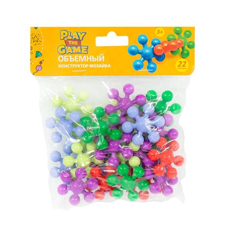 Конструктор Play the game Объемный мозаика (22 детали) - «Полезная и ...