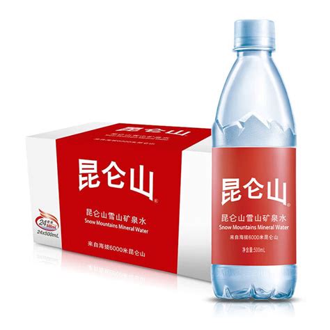 昆仑山饮用天然矿泉水 瓶装雪山矿泉水 500ml24瓶 整箱【图片 价格 品牌 报价】 京东