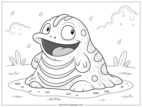 Pokemon Grimer Coloring Pages [2025]