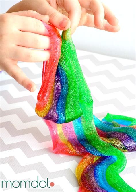 Rainbow Slime How To Make With Borax