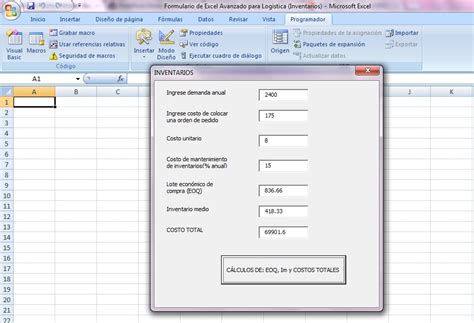 Como Hacer Un Formulario En Excel Con Visual Basic Youtube