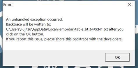 Installed Darktable When Trying To Open It This Appears How Do I Solve This Grateful For