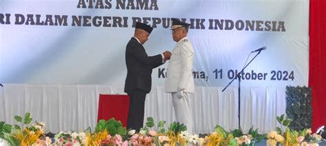 Manogar Sirait Kembali Dilantik Sebagai Pj Bupati Mamteng Cenderawasih Pos