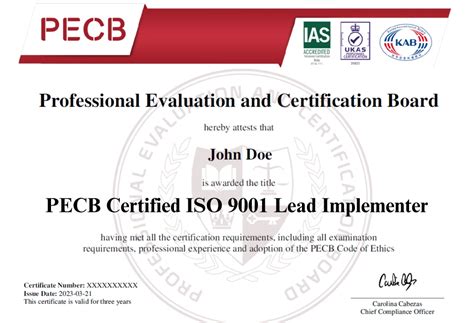 Iso 9001 Lead Implementer Training