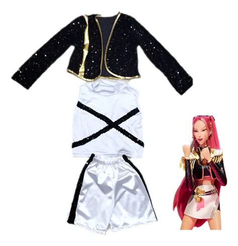Disfraz De Mira Las Guerreras Kpop Para Niña Nuevo Negro 8 10 Envío