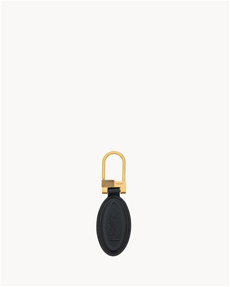 Cassandre Key Ring In Leather Saint Laurent