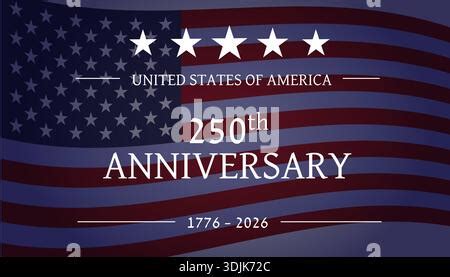 Text United States Of America 250th Anniversary 1776 2026 On Top