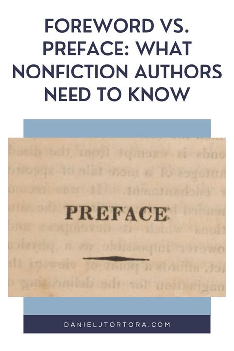 Best 13 Book Foreword Vs Book Preface What Nonfiction Authors Need To Know Artofit