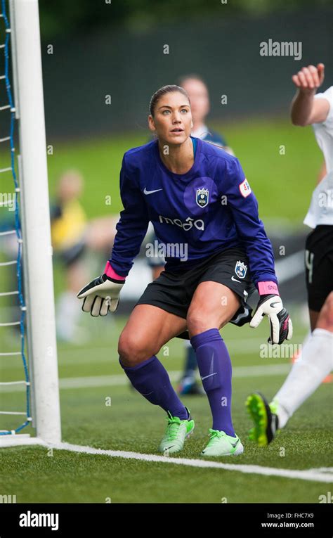 Olympian Hope Solo Makes Her Debut In The Professional National Womens