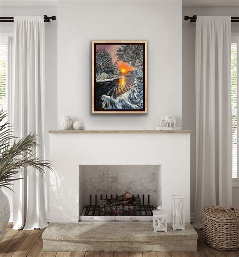 Зимняя река АННА АРТ ВЕРСИЯ