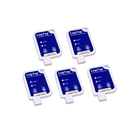 5 Pack Of LogTag UTRIX 16 Direct USB Temperature Data Loggers Amazon Com Industrial Scientific