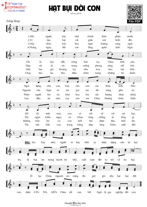 [sheet] Hạt Bụi đời Con Pdf Lyrics And Chords