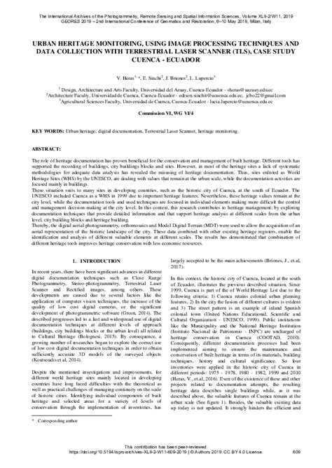 pdf urban heritage monitoring using image processing techniques and