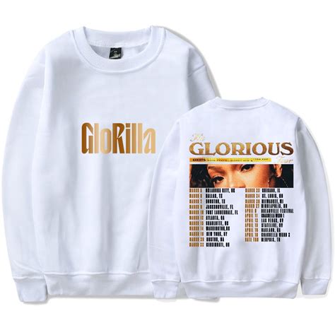 Glorilla The Glorious Tour 2025 Merch Long Sleeve Women Men Fashion