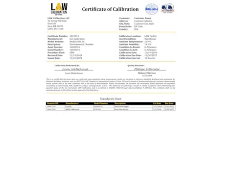 Geo Calibration Iso Accredited Calibration Instrumart