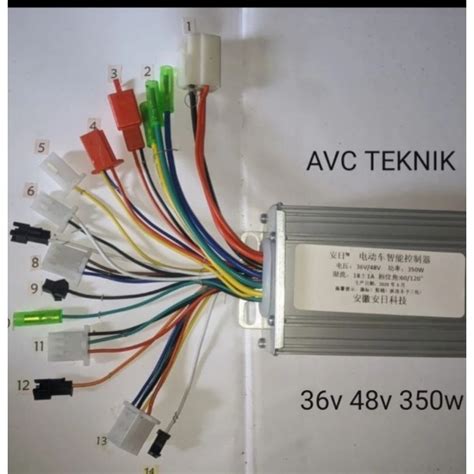 Jual Controller Bldc Universal 36v 48v 350w Sepeda Listrik Shopee