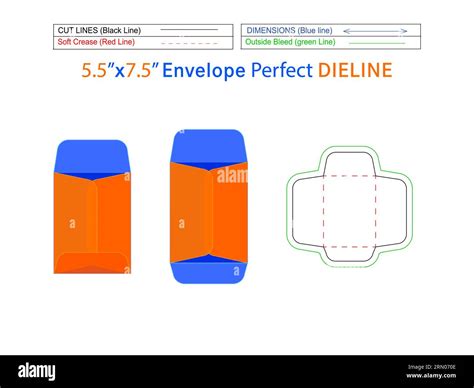 Small Size Open End Envelope Or Catalogue Envelope 55x75 Inch Die