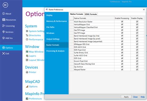 mapinfo pro 17 02 and error opening the new virtual raster format file