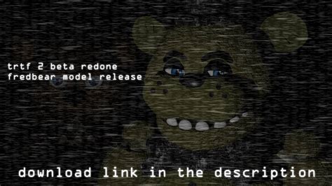 Trtf 2 Beta Redone Fredbear Model Release By Mrs Sugar Studio On Deviantart