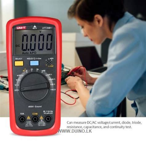 UNI-T UT136B+ Digital Multimeter - Duinolk | The Biggest Arduino Online ...