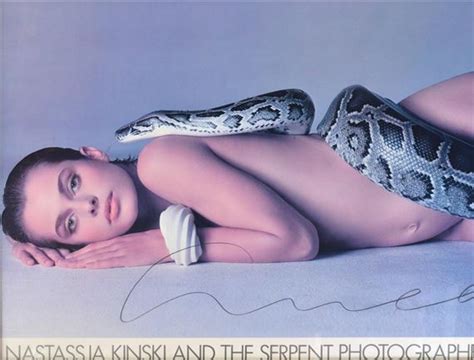 Richard Avedon Signed Avedon Poster Nastassja Kinski Serpent Mutualart