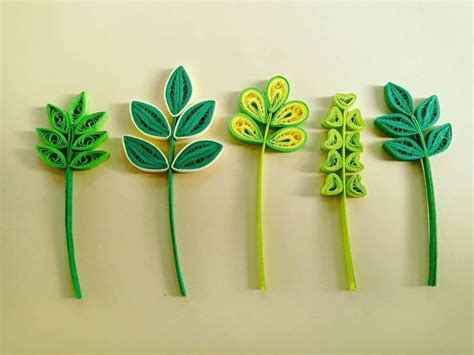 Nipuni Silva On Instagram “5 Types Of Quilling Leaves 🤗