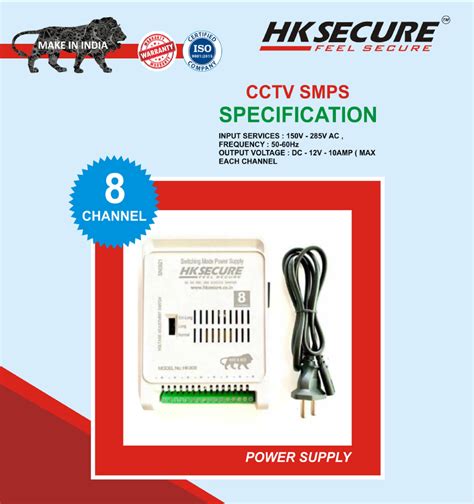 Ch Multi Output Power Supply HKSECURE CCTV
