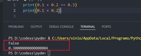 为什么 python 中0 1 0 2 不等于 0 3？ python 0 1 0 2 csdn博客
