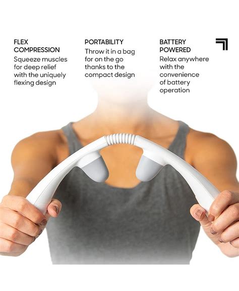 Sharper Image Massager Duo Compression With Dual Node Vibration Macys