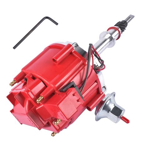 Geluoxi Red Ignition Distributor For Amc 290 304 Jeep Cj7 Cj5 6