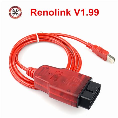 ♠2023 Newest Renolink V1 99 Obd2 Diagnostic Cable For Renault Ecu Programmer Key Coding Airbag R
