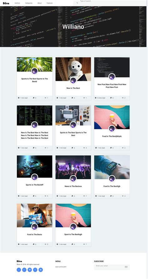 Github Willianobona Blog An Open Source Blogging Platform