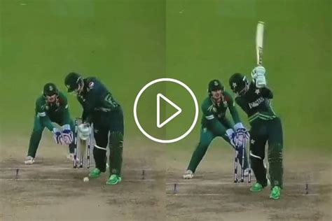 Watch Mohammad Wasim Jr Replicates Dhonis Helicopter Shot In Pak Vs